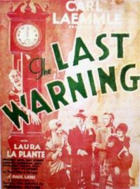 Jonathan's Haunted House of Horror: The Last Warning (1929)
