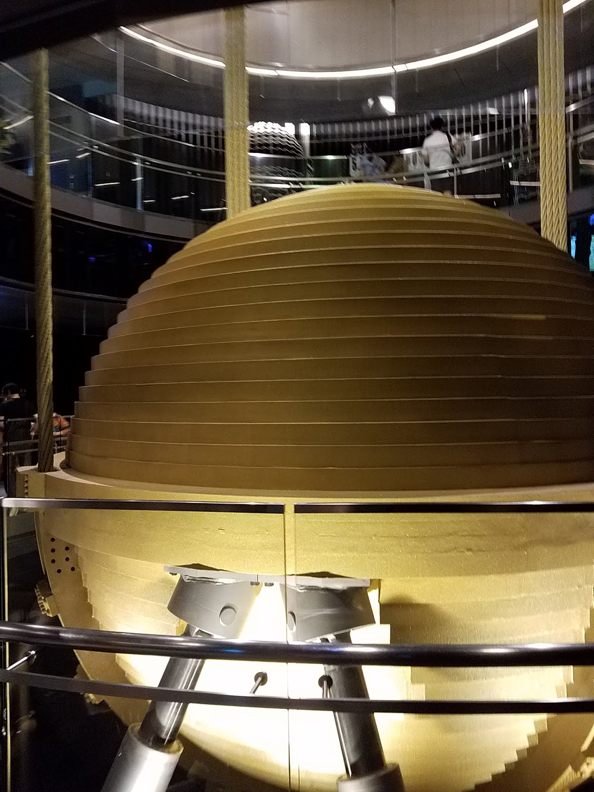 Life in the LinOhana: Wind Damper ball for Taipei 101