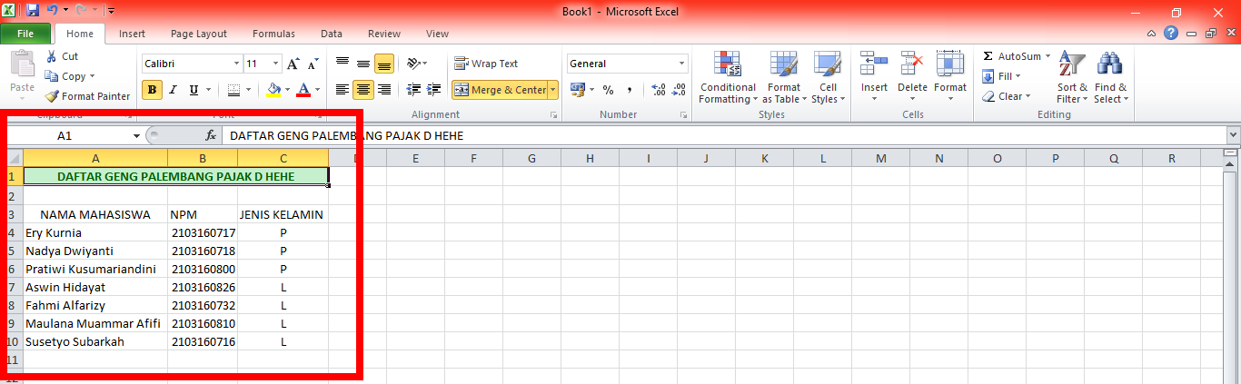 CARA MEMBUAT DATA VALIDATION DI MICROSOFT EXCEL