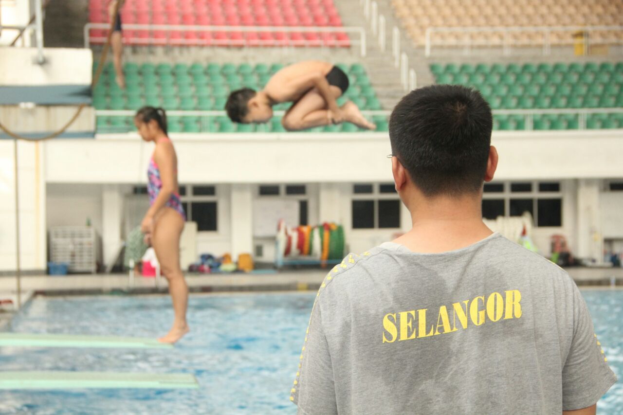 USPTN SELANGOR: PEMANTAUAN LATIHAN SUKAN TERJUN
