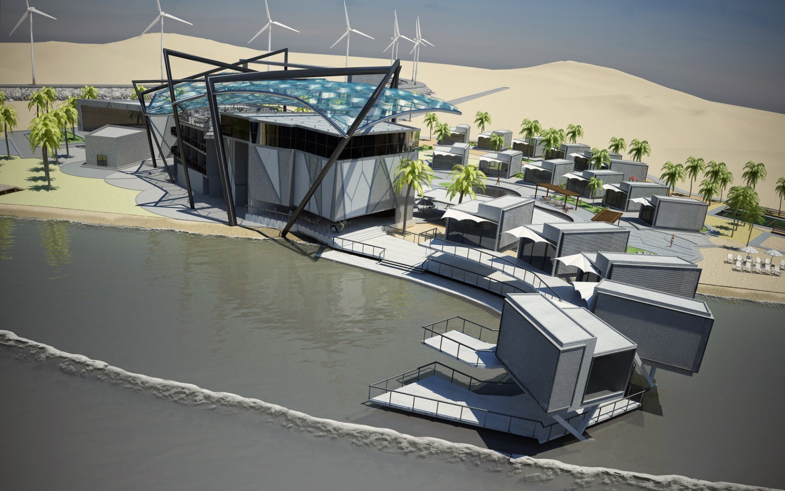 Arquitecto Fabiana Mendoza: Complejo Turistico en la Isla de Zapara