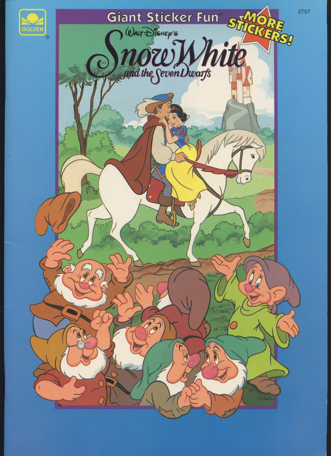 Filmic Light - Snow White Archive: 1993 Golden "Giant Sticker Fun" Book
