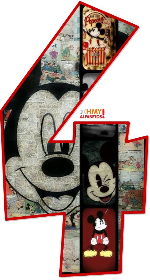 Abecedario de Escenas de Mickey Mouse. Mickey Mouse Abc. - Oh my Alfabetos!