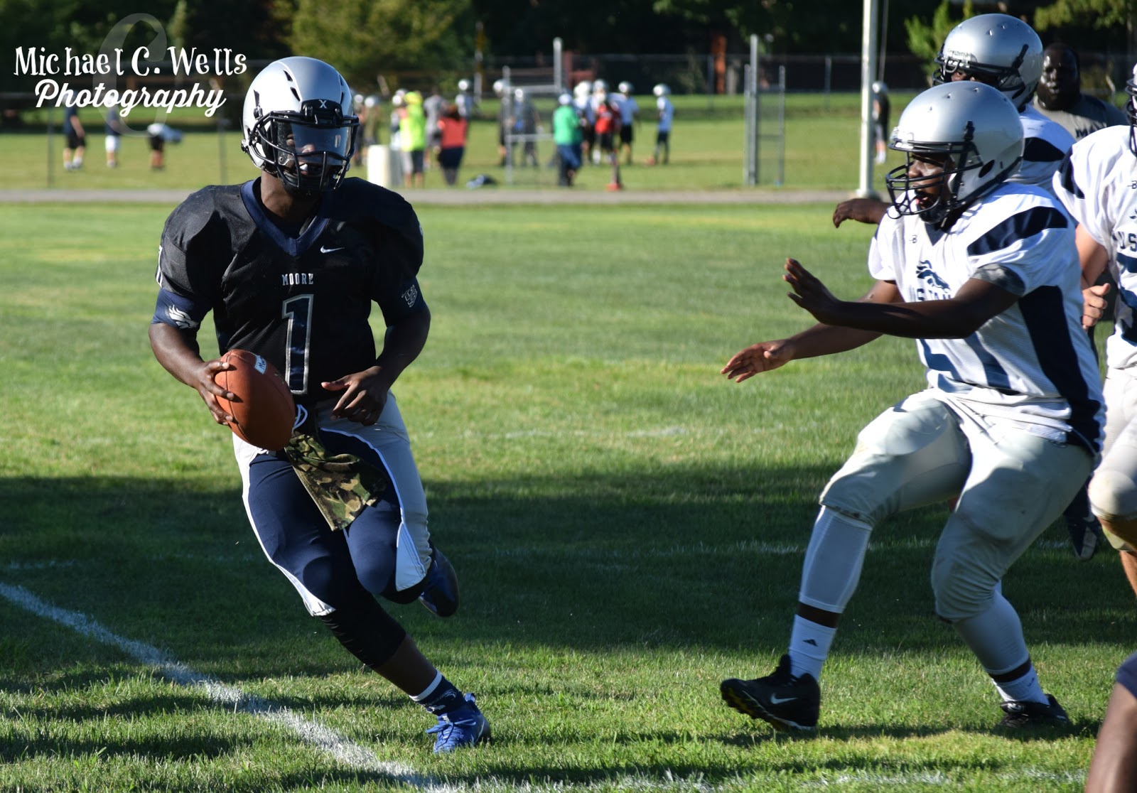 Moore High School Football Scrimmage