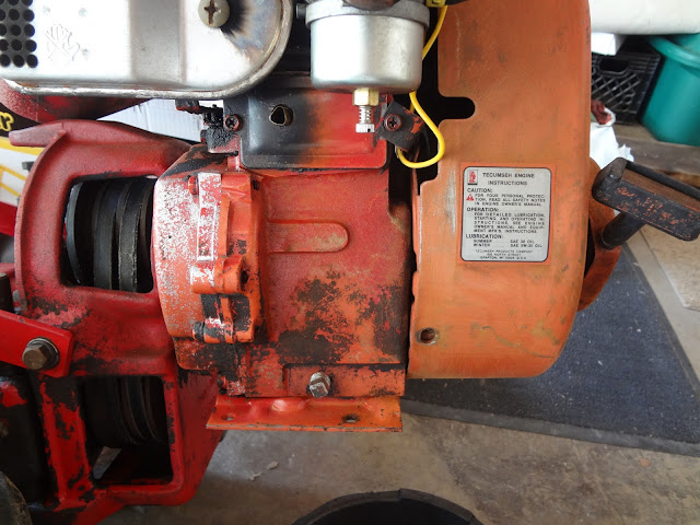 Restoring a 1977 Troy-Bilt Horse Tiller: Painting the Engine