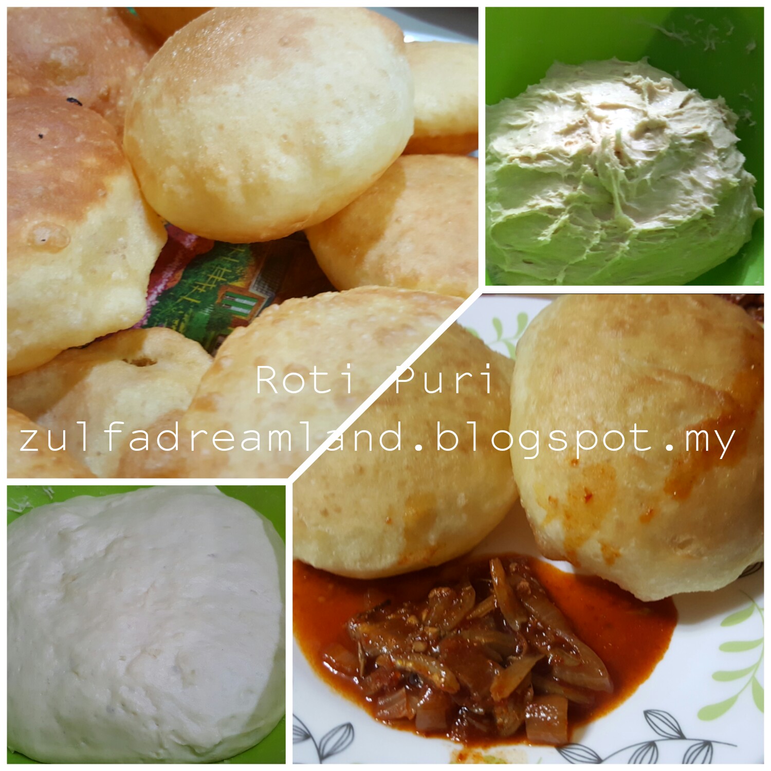 ZULFAZA LOVES COOKING: Roti puree @ puri dengan sambal tumis ikan bilis