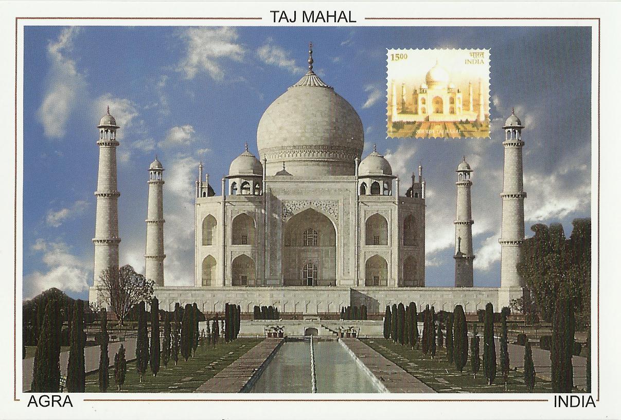 Heritage of India: Set of 9 Taj Mahal Greeting Cards issued by Agra ...