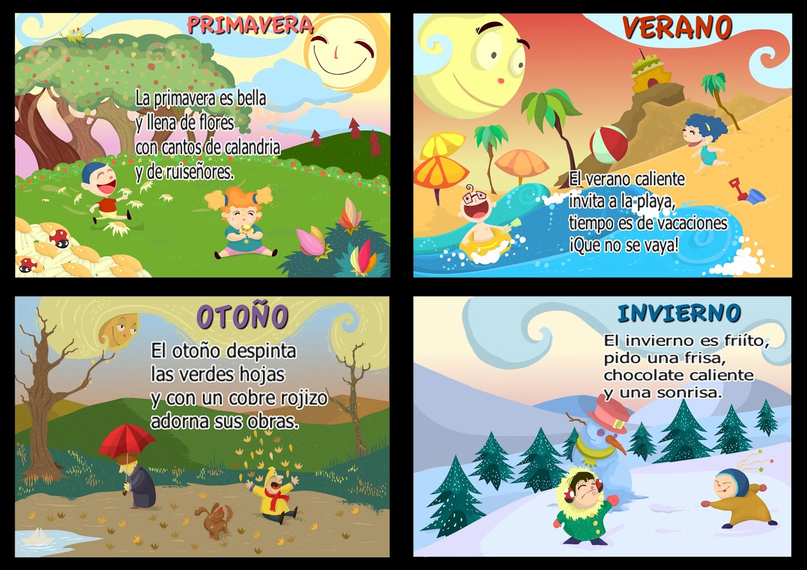 Mis recursos de Maestra: Poesía de las Estaciones