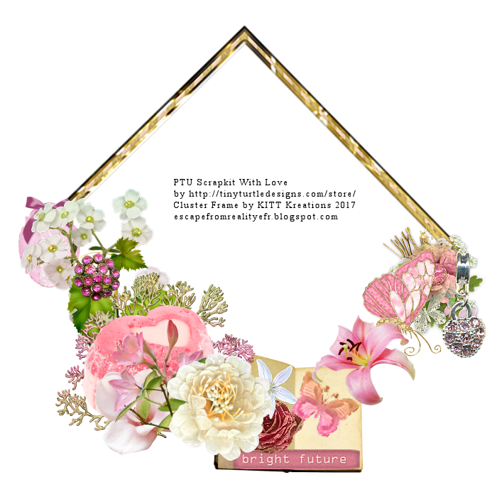 Escape From Reality Blog: FTU 'With Love' Cluster & Cluster Frames