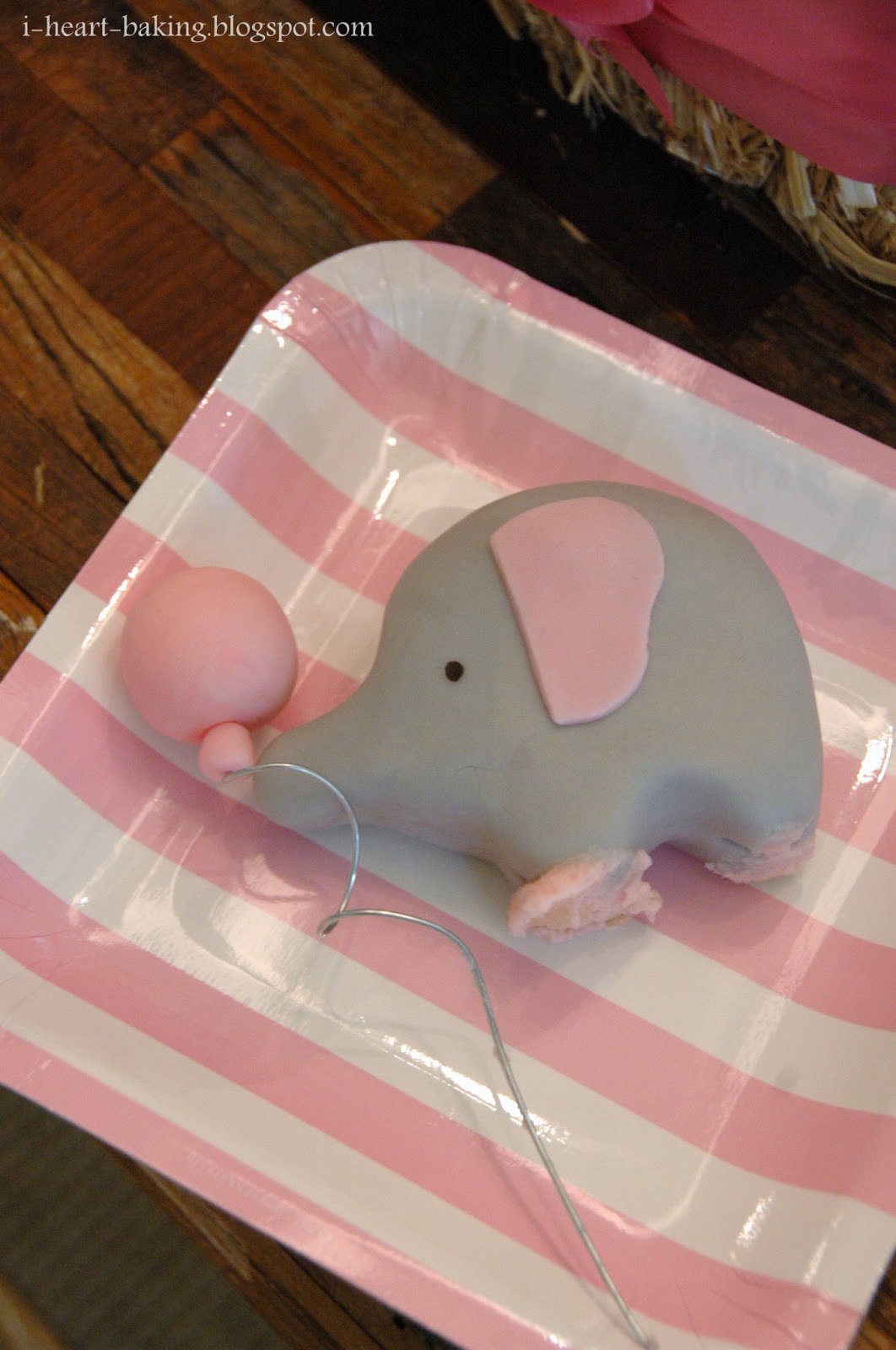 i heart baking!: elephant baby shower cake