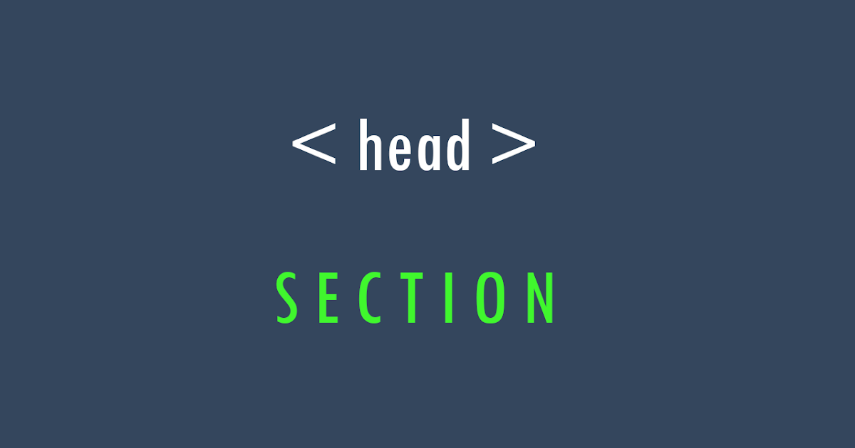 Head Section HTML | CodeHime