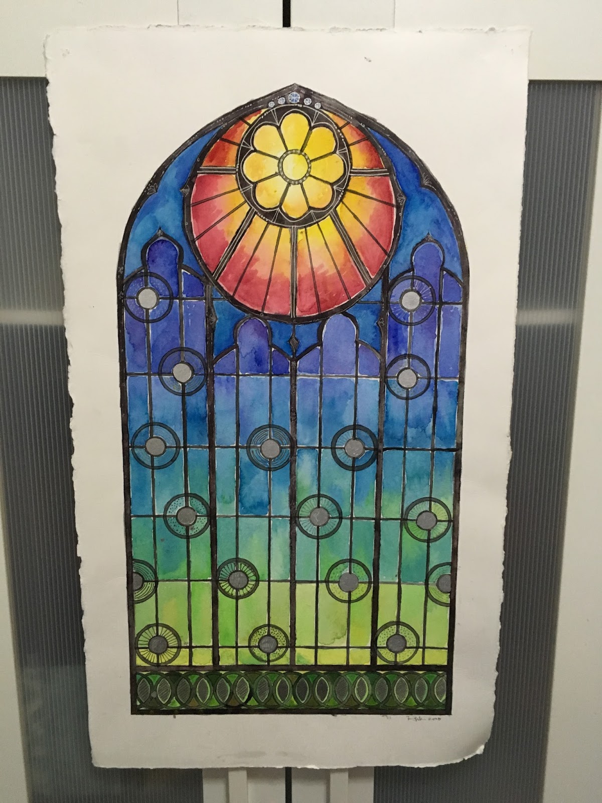 The Eighth Daughter: Stained Glass Watercolors