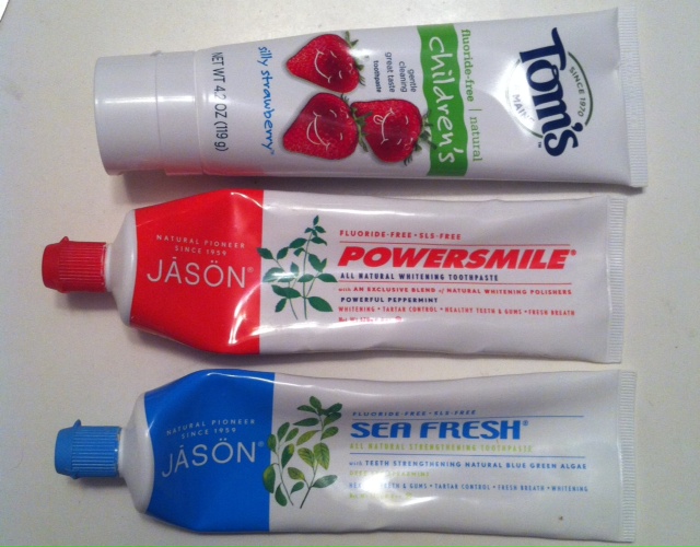 Real Food in Little Rock: Fluoride Free Toothpaste