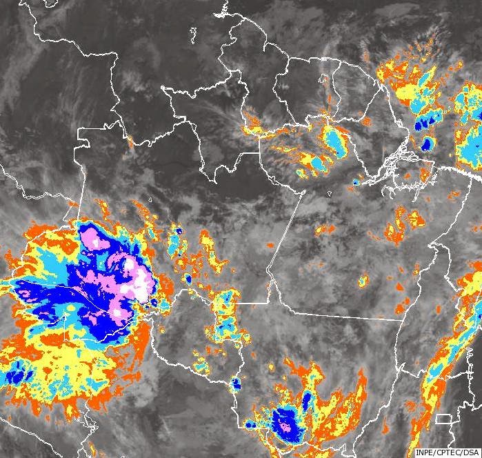 FILOSOFIA CLIMÁTICA: ZCIT INUNDA A AMAZÔNIA