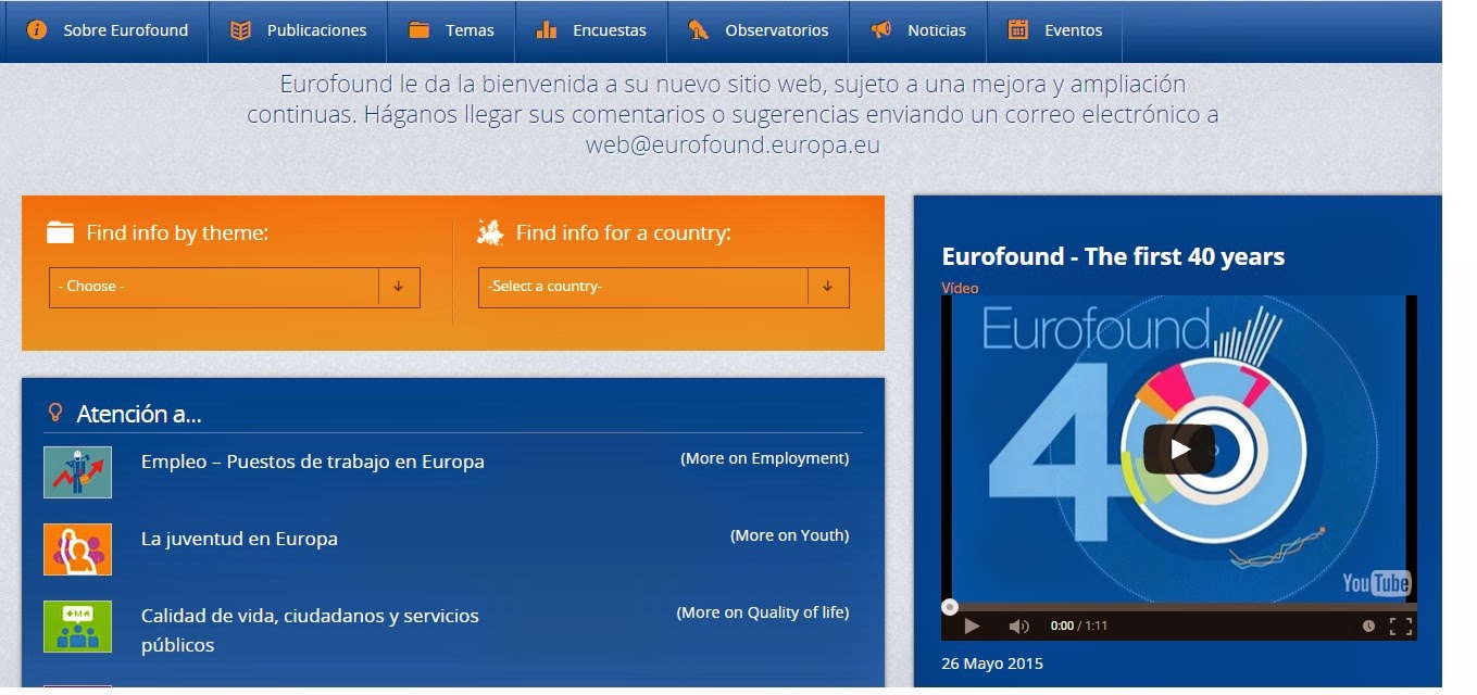 Europe Direct Región de Murcia: 40 años de Eurofound
