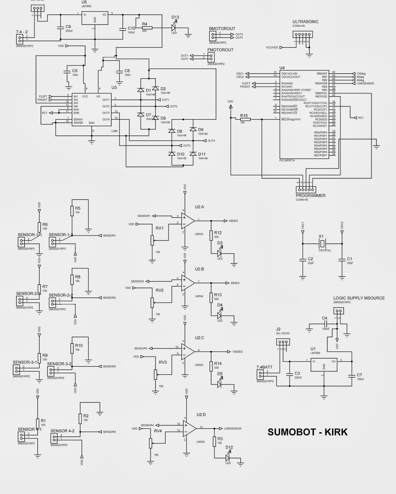 Kirk's Awesome Projects - ECE Rocks!: SUMOBOT