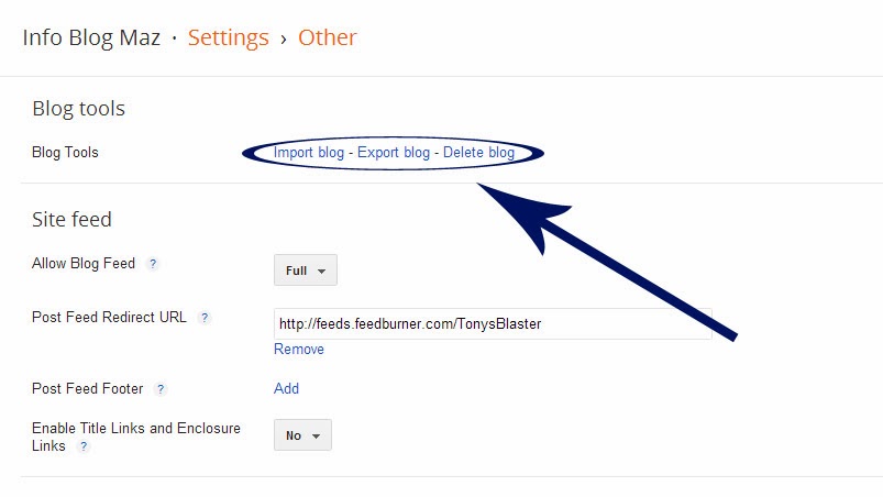 How To Download Complete Back Up of Blog | Blogger Tricks