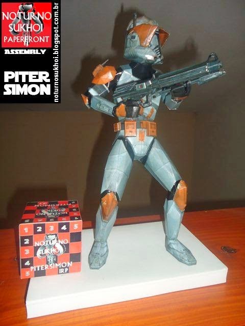 STAR WARS COMMANDER CODY SWBF II PAPERCRAFT | Papercraft Paradise ...