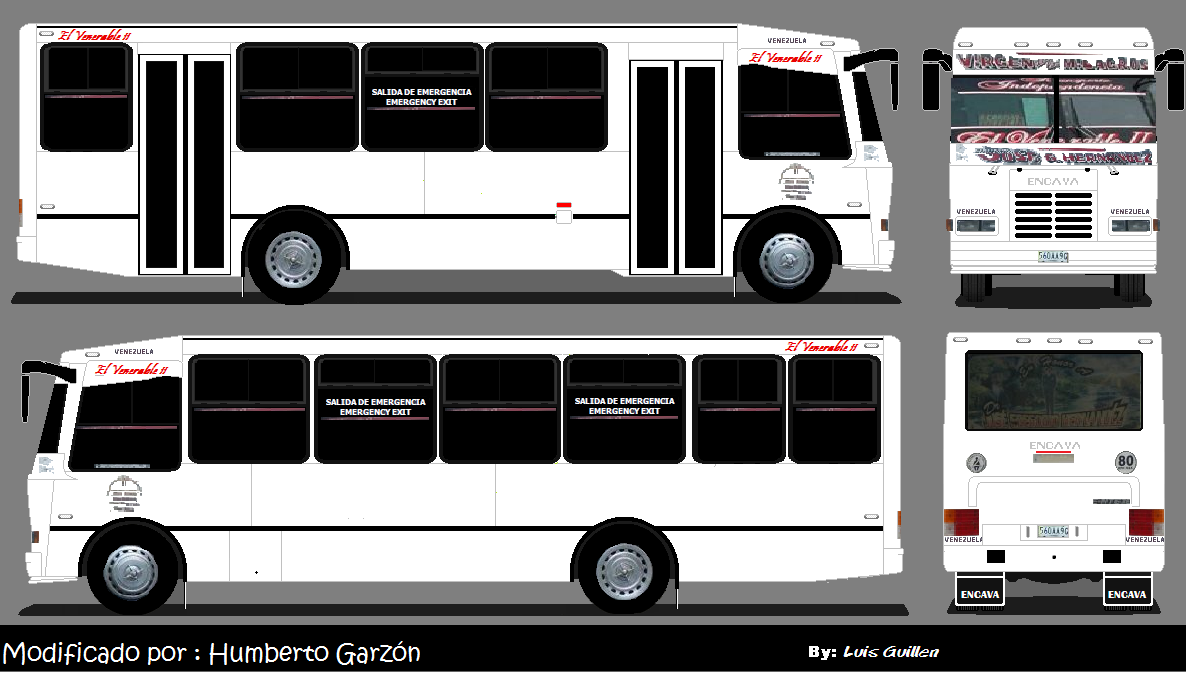 Diseños Encava y Otra Buses Venezuela: Encavas Pintadas