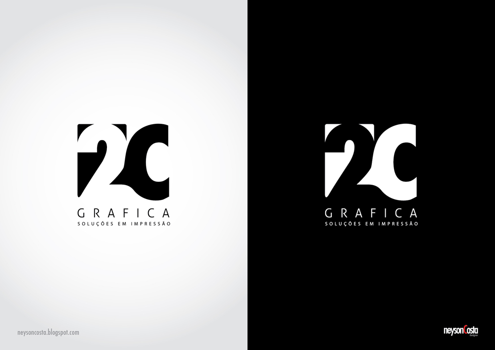 Neyson Costa - Graphic Designer: Logo 2c Gráfica