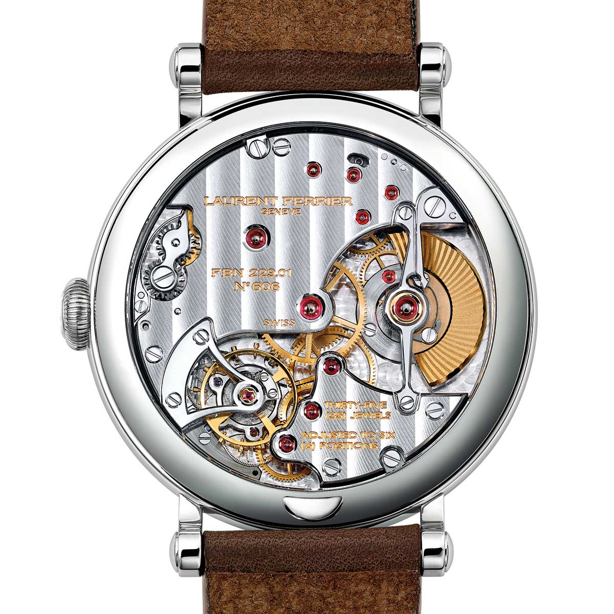 Laurent Ferrier - Galet Micro-Rotor “Montre Ecole” British Racing Green ...