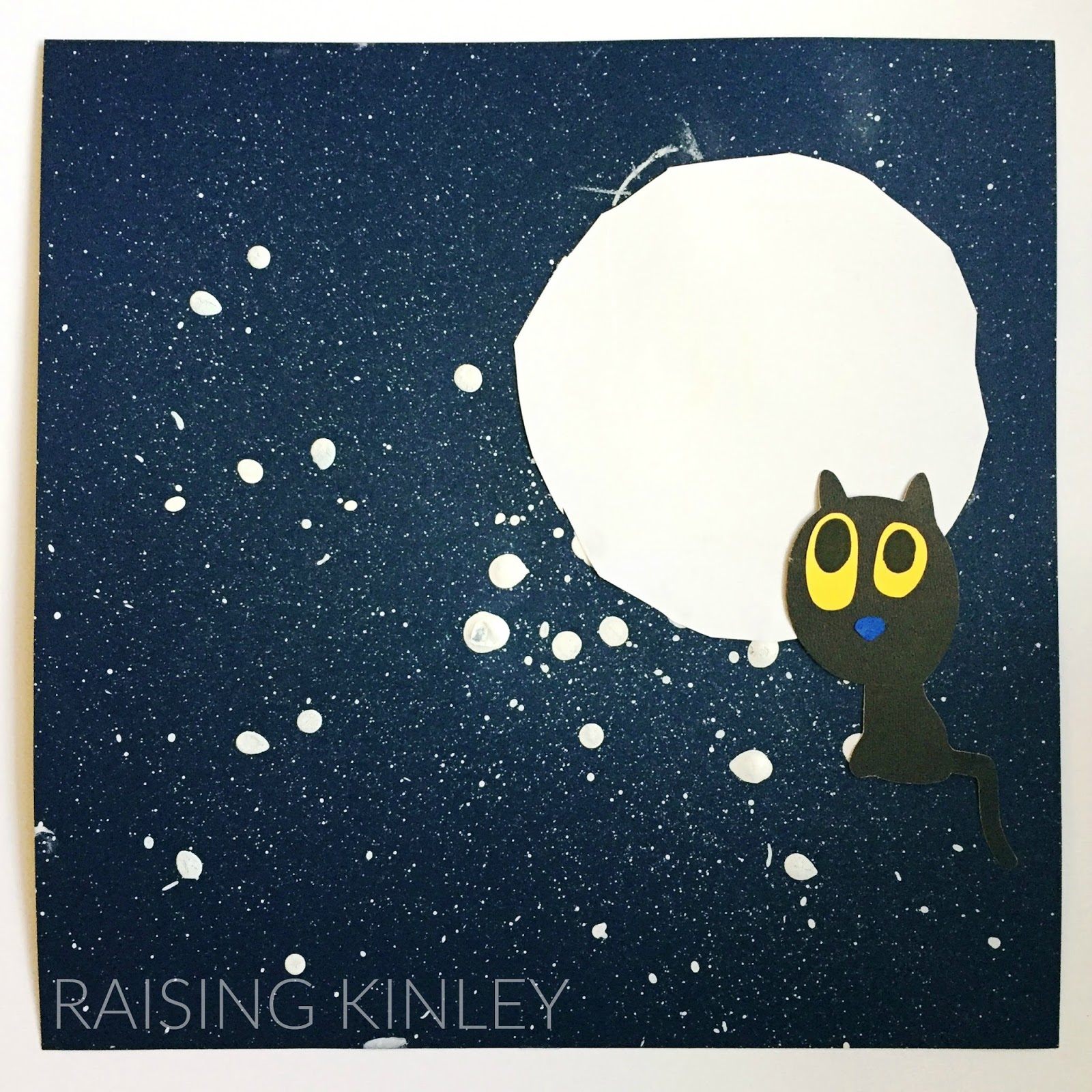 SPLATTER PAINT STARRY SKY | Raising Kinley