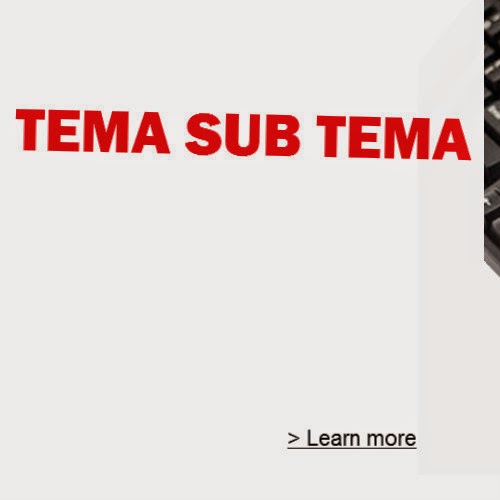 CONTOH TEMA DAN SUB TEMA - YasPeMaInsidi