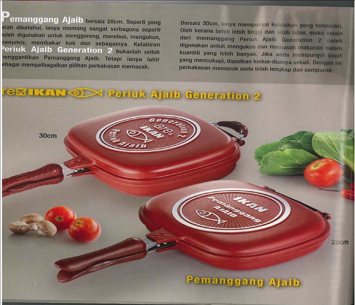 Just Menang Glassware World: Pemanggang Ajaib dan Periuk Ajaib Menang ...