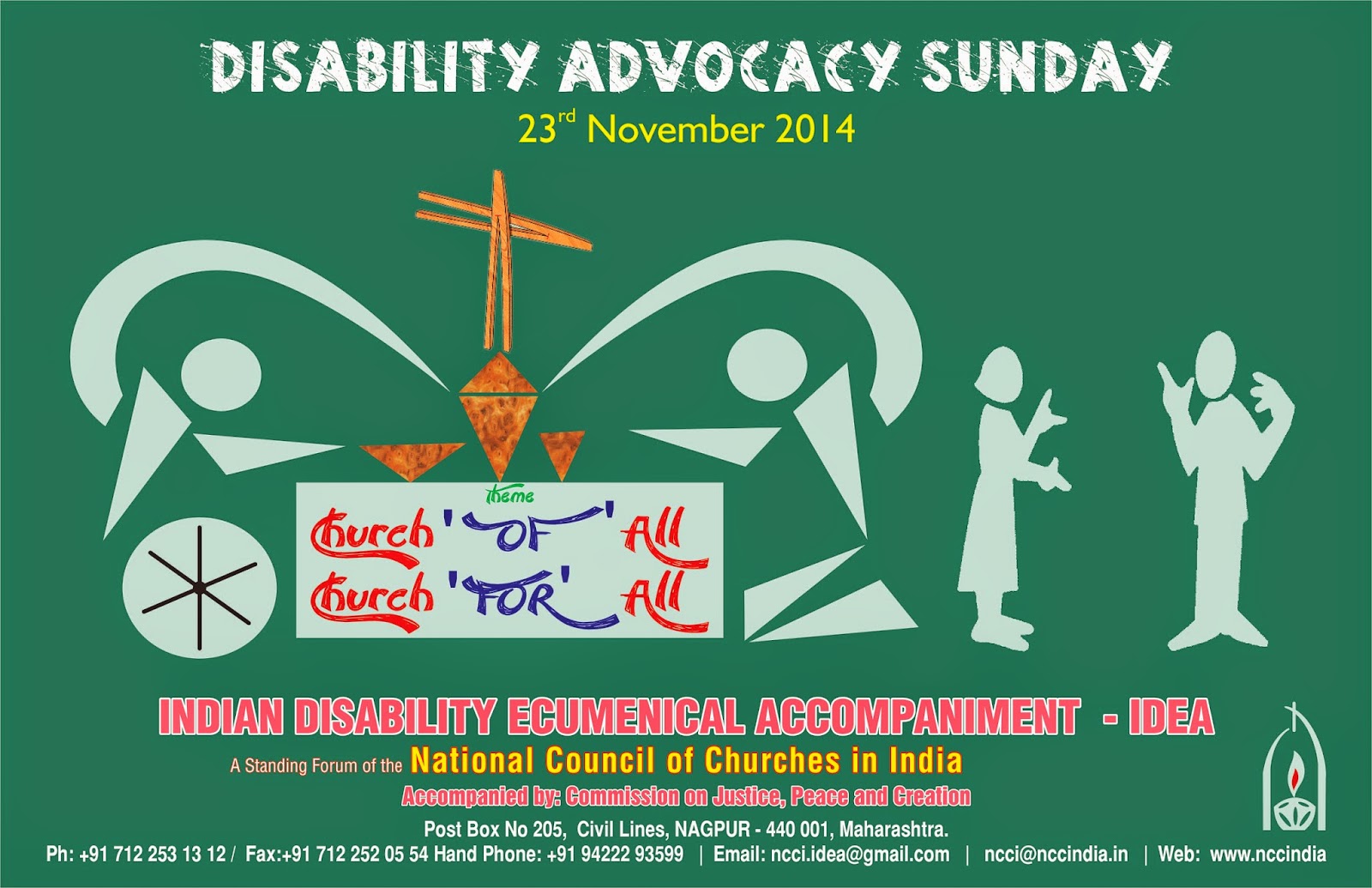 National Council of Churches in India: DISABILITY ADVOCACY SUNDAY - 2014.