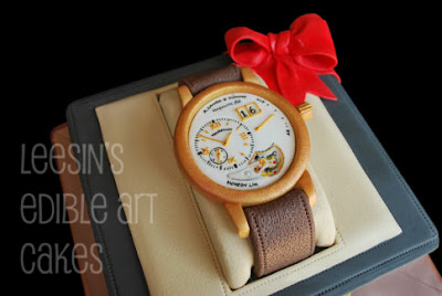 Penang Wedding Cakes by Leesin: Lange Sohne Watch Cake