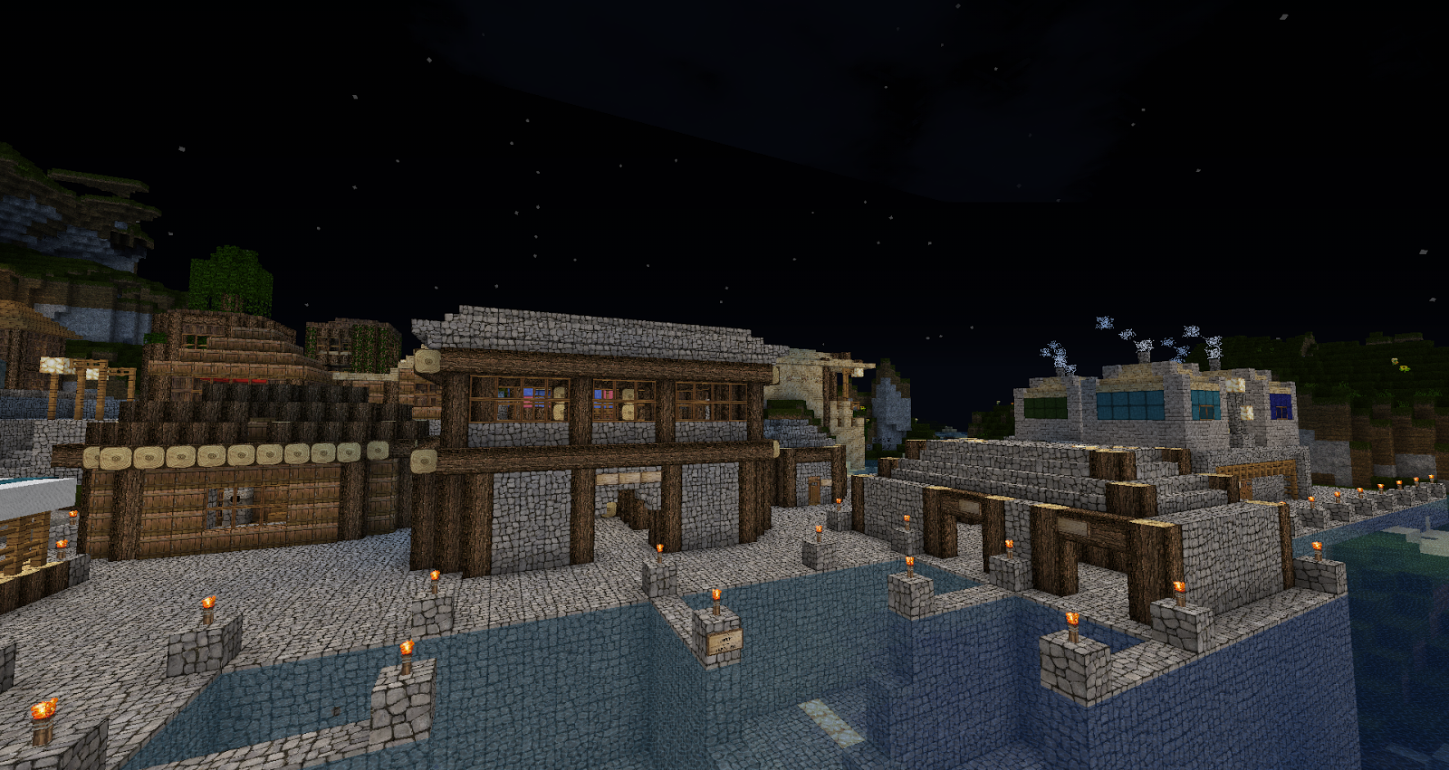 Minecraft build: Port City