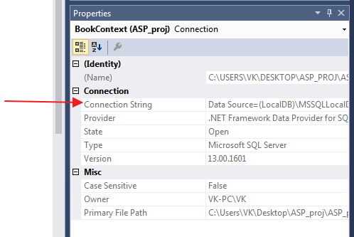 CubeScope: How to create connection string in ASP.NET MVC application?