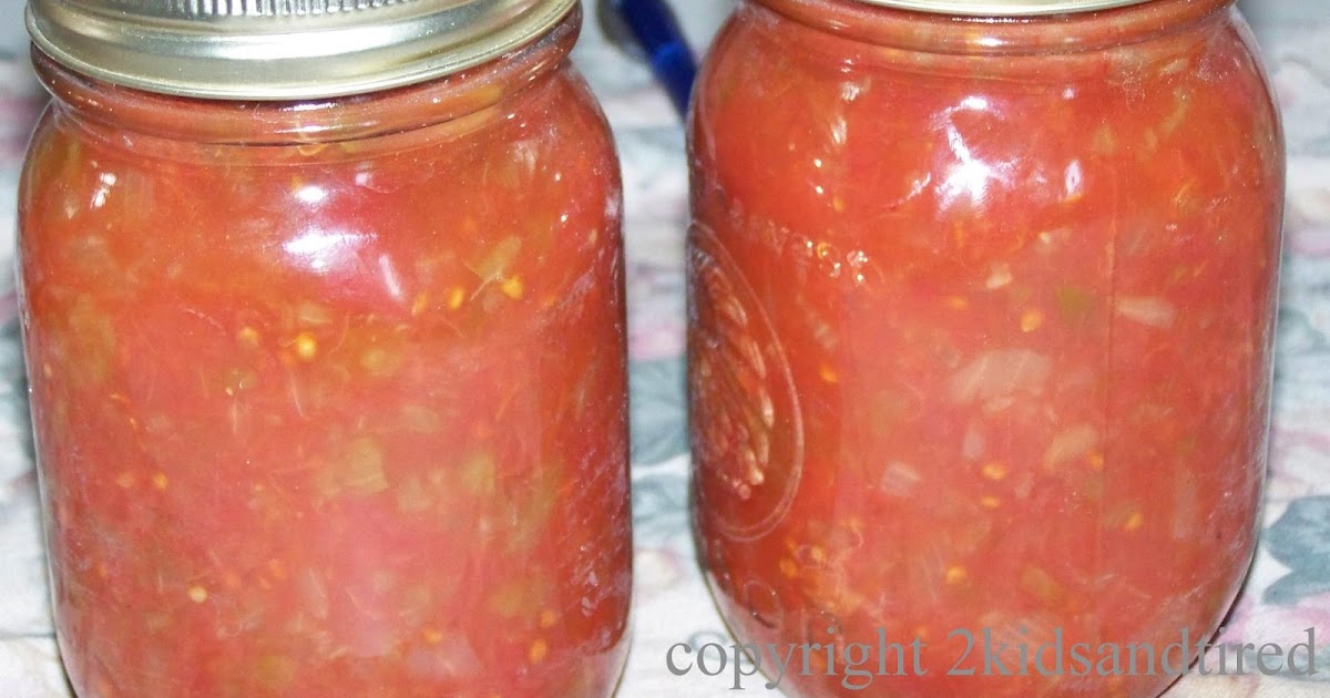 2 Kids and Tired Cooks: Salsa