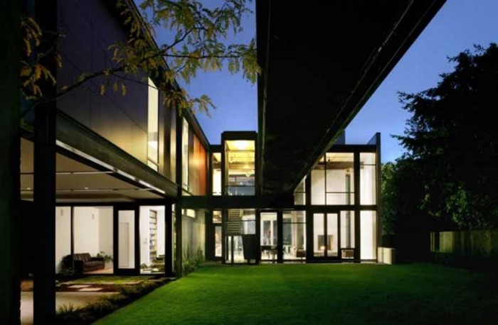bedroom design blog: Steel And Glass House At Olson Sundberg Allen Ndiga