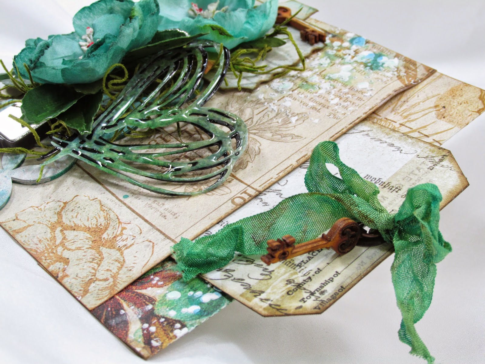 Hands to Work... Heart to Love: Hope Chest Mixed Media Pocket Card w ...