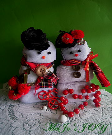 Meijo's Joy: Minute DIY : Let's Play Dress Up Snowman!