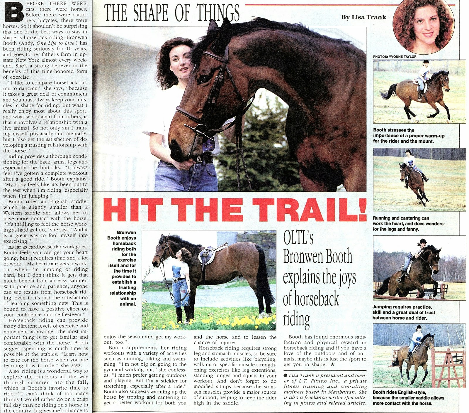 One Life To Live: Hit The Trail-Bronwen Booth