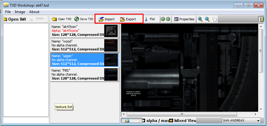 Tutorial: How to use TXD Workshop! ~ Vinnz Game