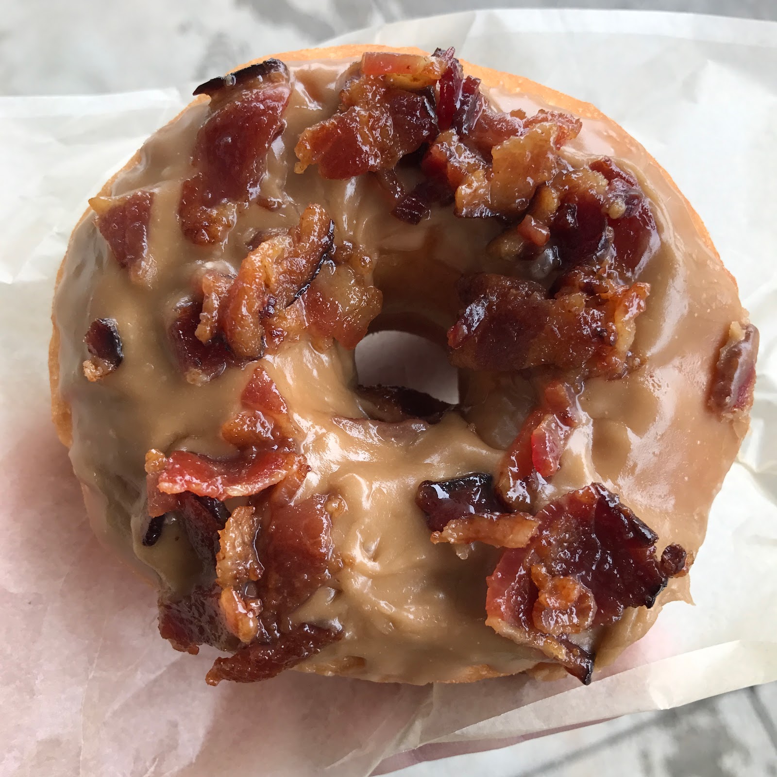 CRULLER FRENCH TOAST & MAPLE BACON DONUT'S AT LOU'S