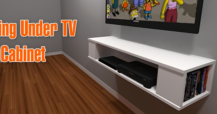 Floating TV Wall Cabinet Plans