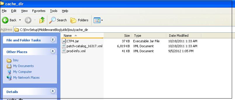 Installing the patches to weblogic server using Oracle Smart Update