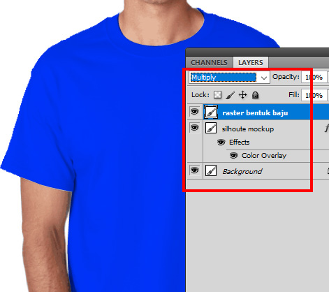 TUTORIAL CARA MEMBUAT DESAIN KAOS BAJU T-SHIRT DENGAN PHOTOSHOP ...