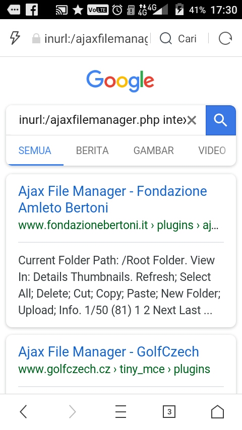 DEFACE POC AJAX FILE MANAGER