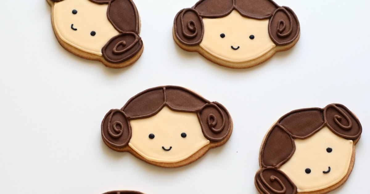 i heart baking!: princess leia cookies for a star wars birthday party
