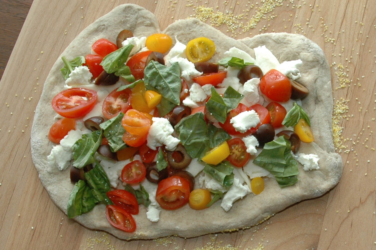 Foodspiration: Fresh Pizza For Lenten Friday- It's Vegetarian!