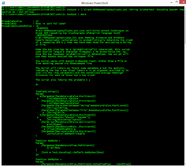 Cracking repeating XOR key crypto