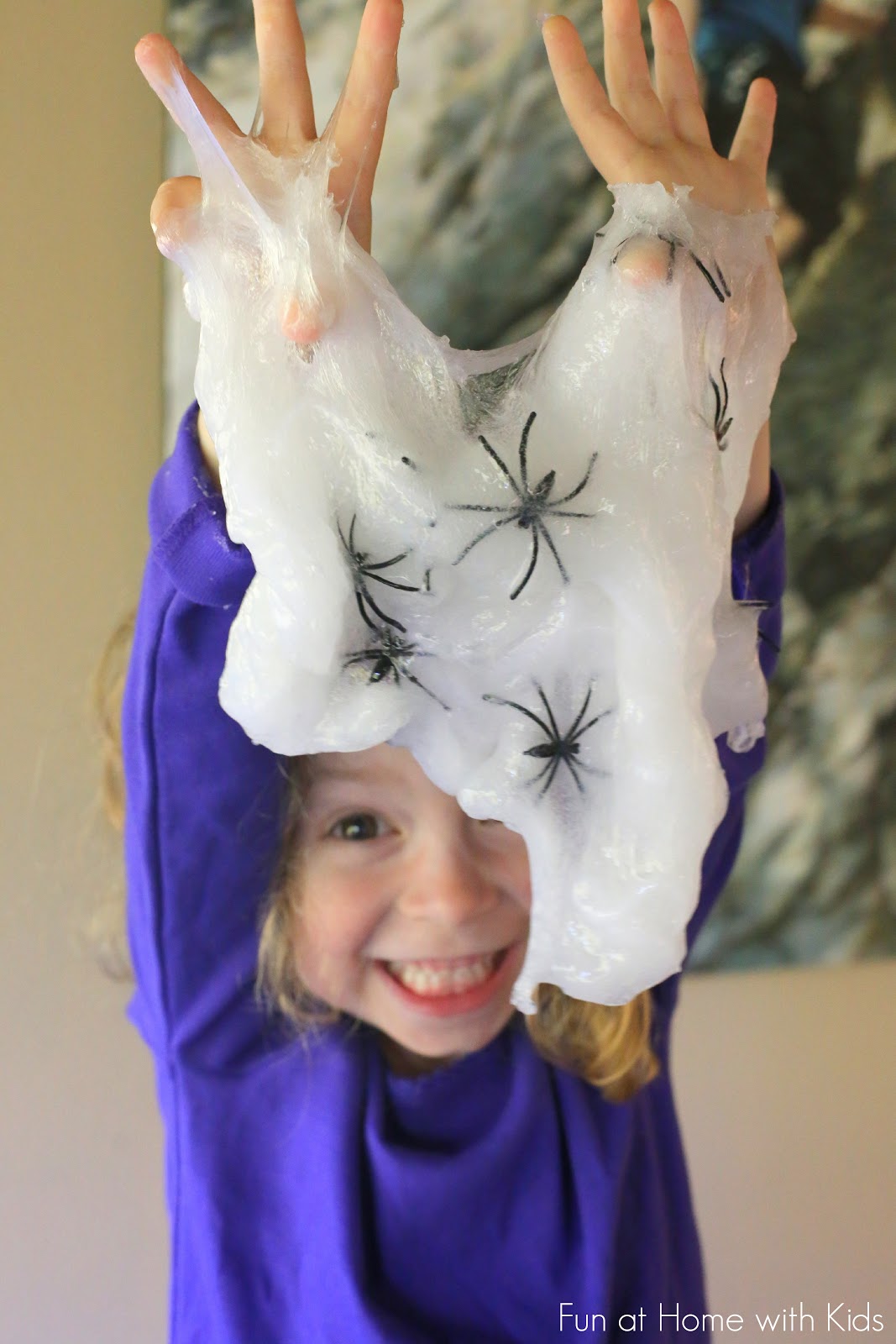 Halloween Slime Recipe: Spider Slime