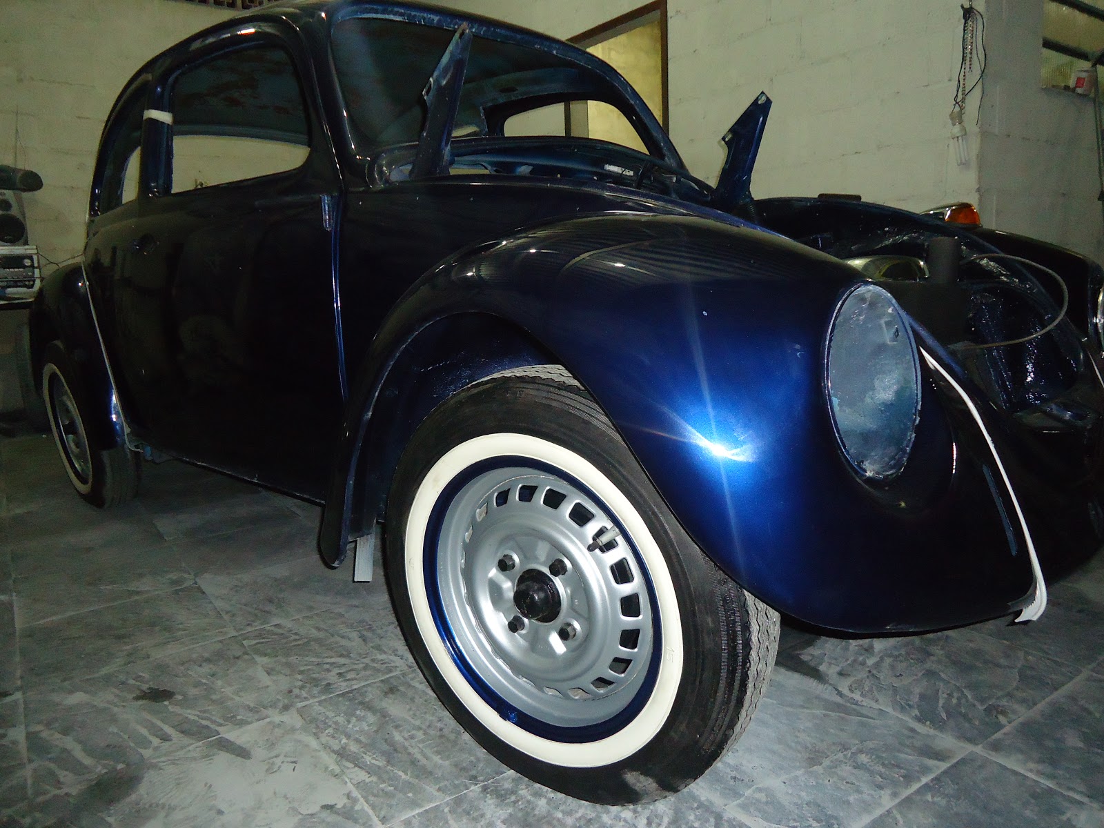 FUSCA AZUL 77 LINDO: SEGUNDA ETAPA DA REFORMA