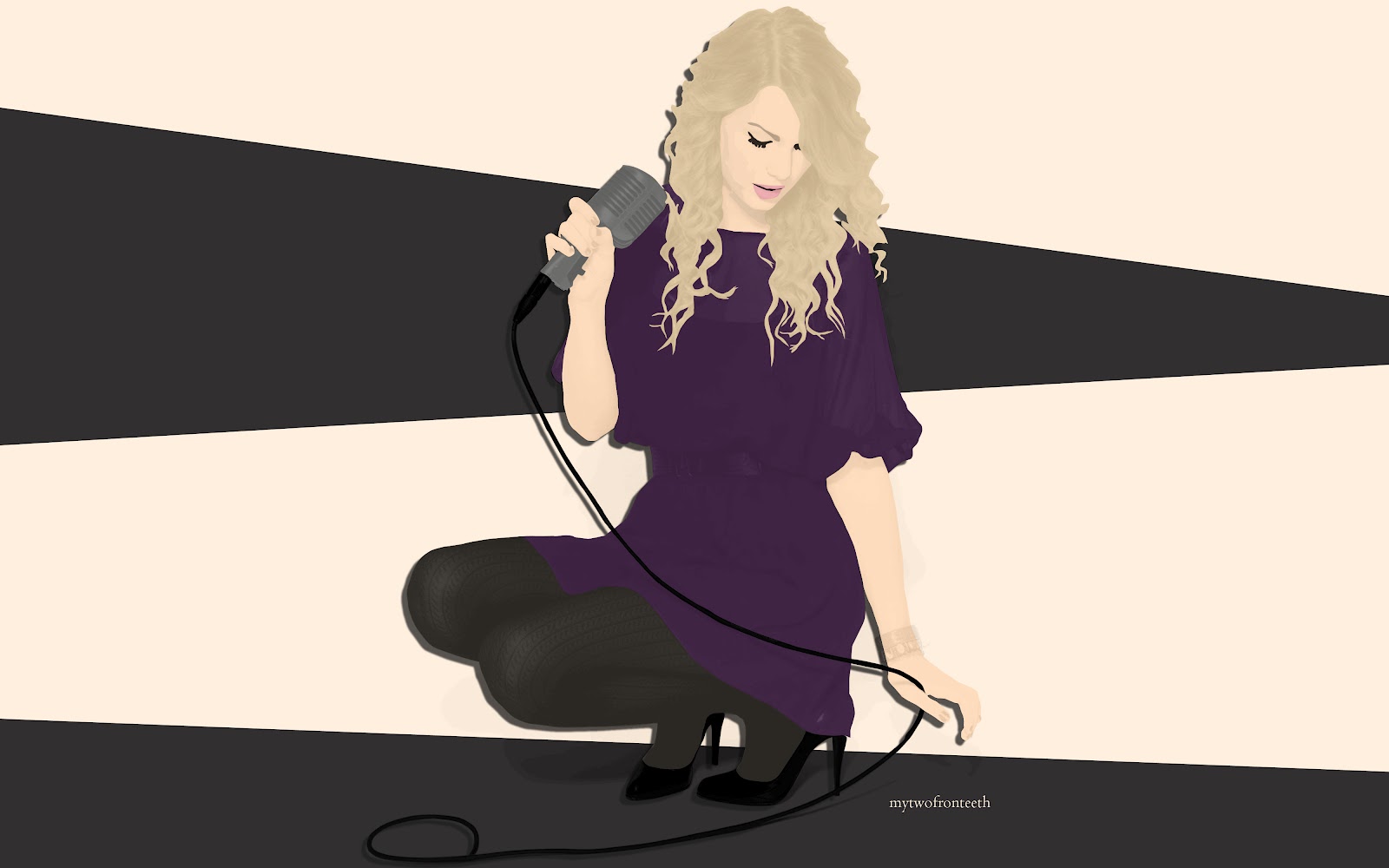 Cartoon Pictures of Taylor Swift