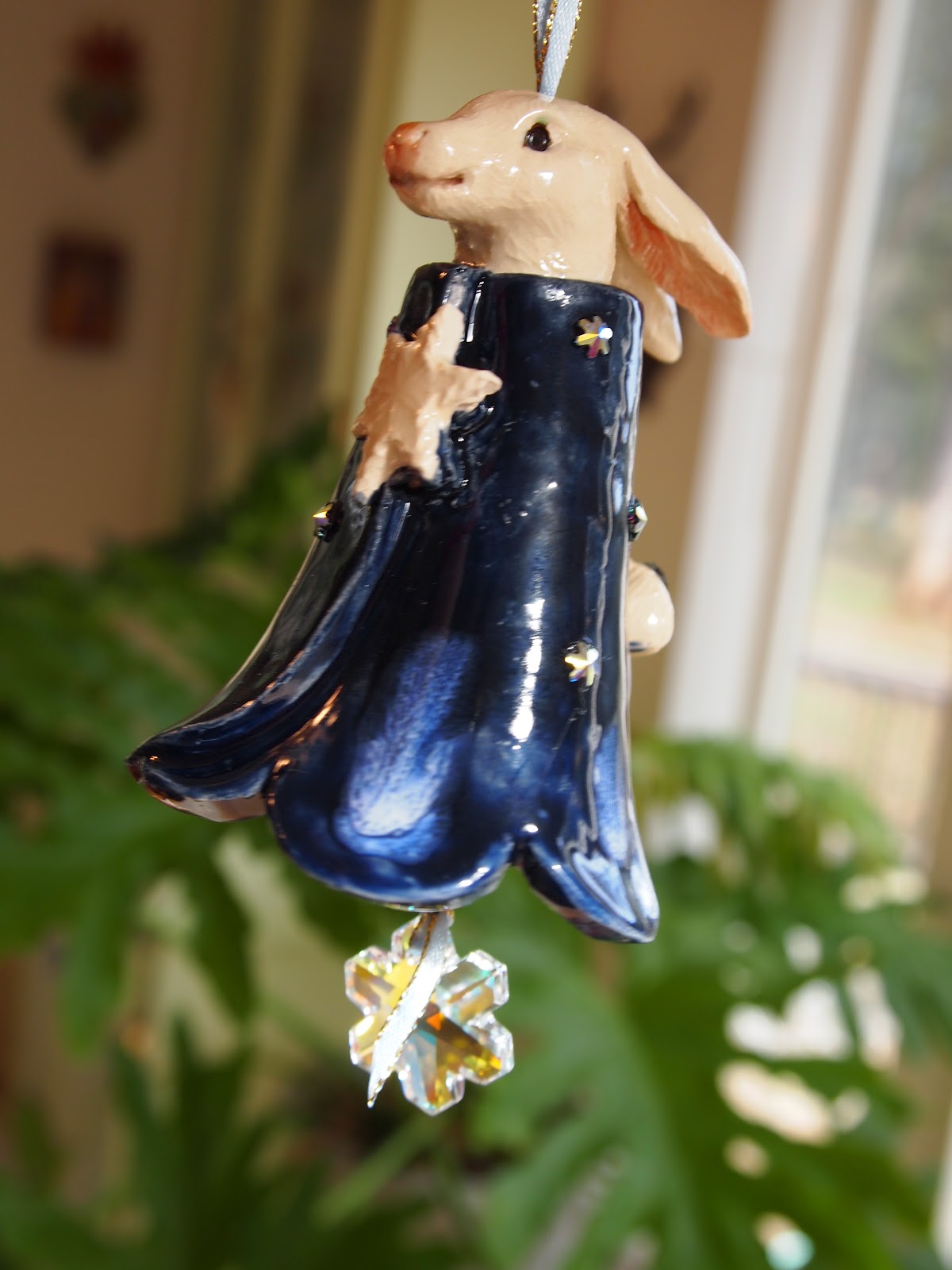 Kaaren's Art and Author Blog: The First Finished Snowflake Rabbit